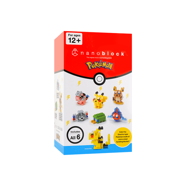 Nanoblock - Pokémon Series - Electric Blind Box Set 1 - Complete Set ...