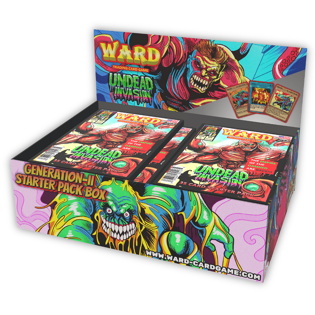Ward TCG - Generation-II Undead Invasion - Starter Pack Display Box ...